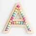 Pastel Rainbow ART Letters - Etsy