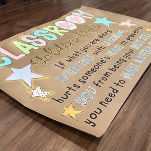 Classroom Golden Rule Banner - Etsy