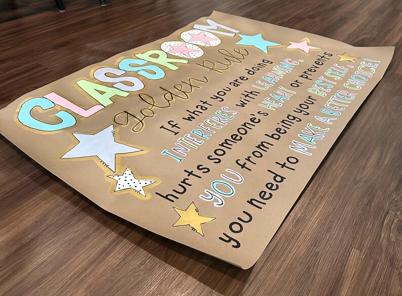 Classroom Golden Rule Banner - Etsy