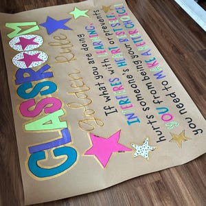 Classroom Golden Rule Banner - Etsy