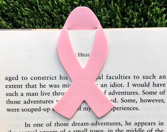 Pink Ribbon Bookmark | Etsy