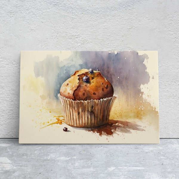 Muffin Painting - Etsy
