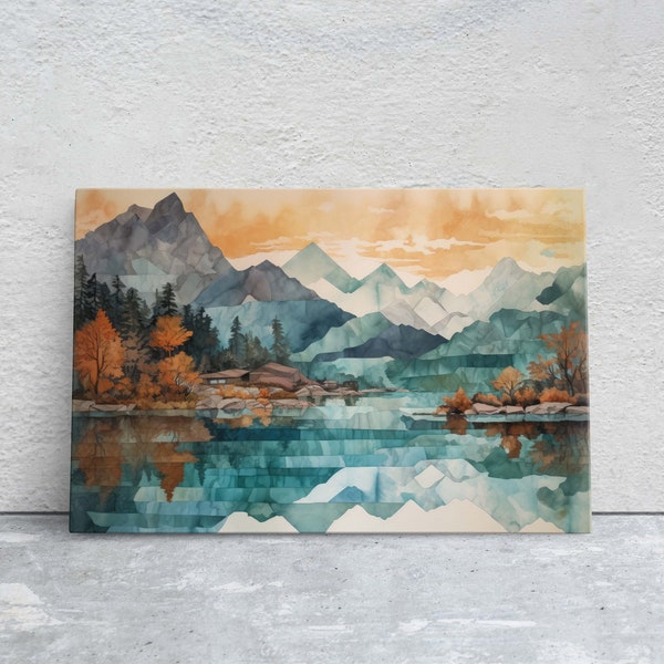 Modern Landscape - Etsy