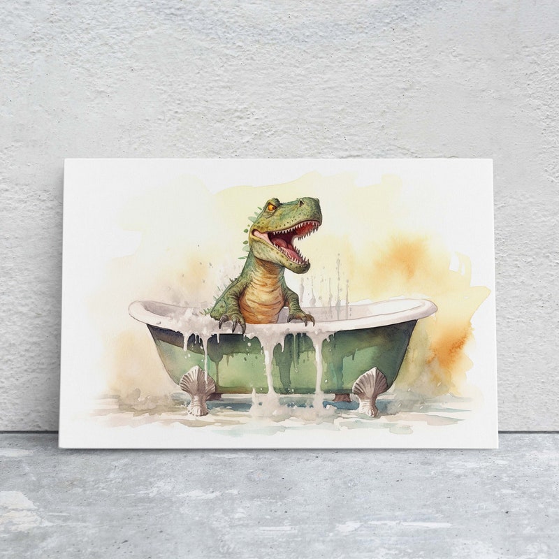 Dinosaur Bathroom - Etsy
