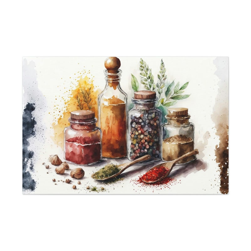 Watercolor Kitchen Art - Etsy