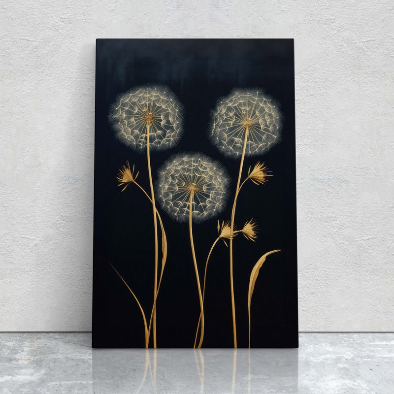 Dandelion Painting - Etsy