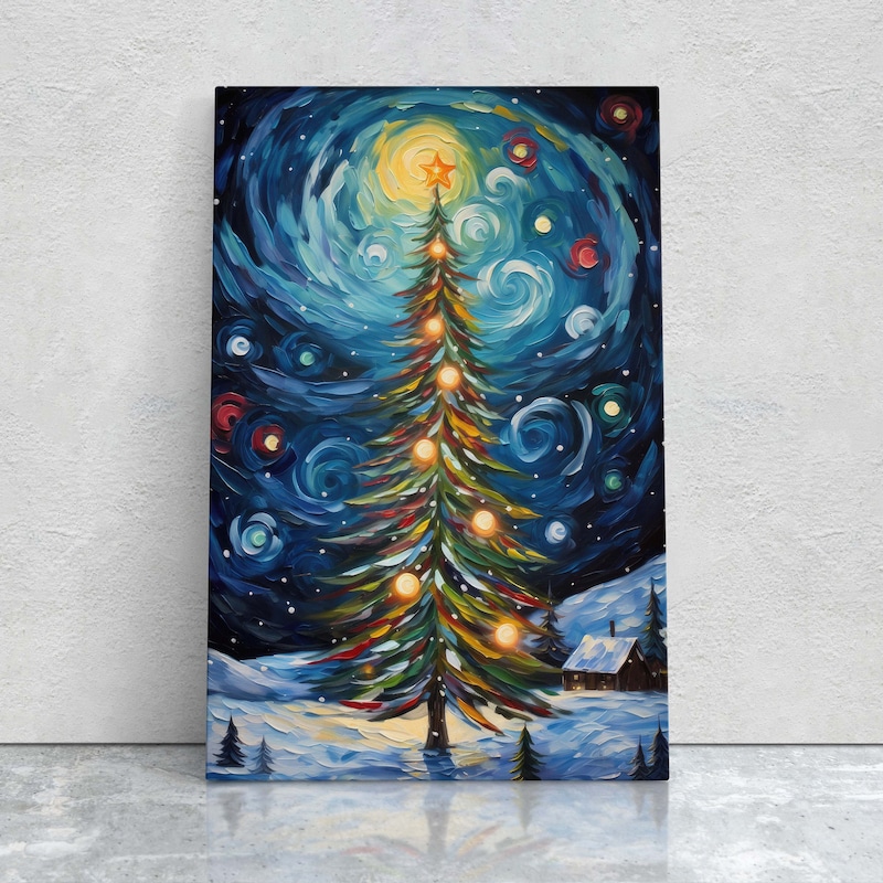 Christmas Paintings - Etsy