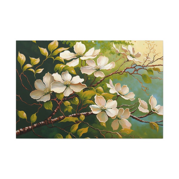 Dogwood Painting - Etsy