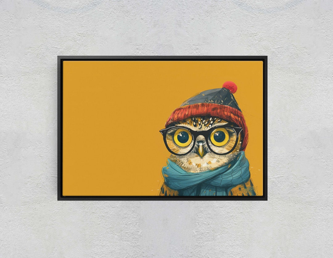 Hipster Owl, Pop Art, Street Art, Graffiti Painting, Animal Sunglasses ...