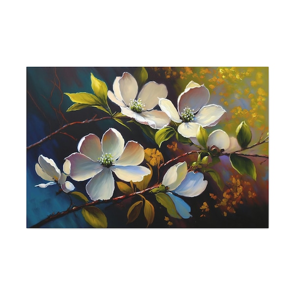 Dogwood Painting - Etsy