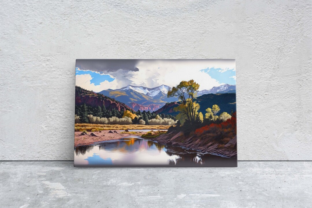 Redstone Colorado, Mountain Landscape, Rocky Mountains, Canvas Art ...