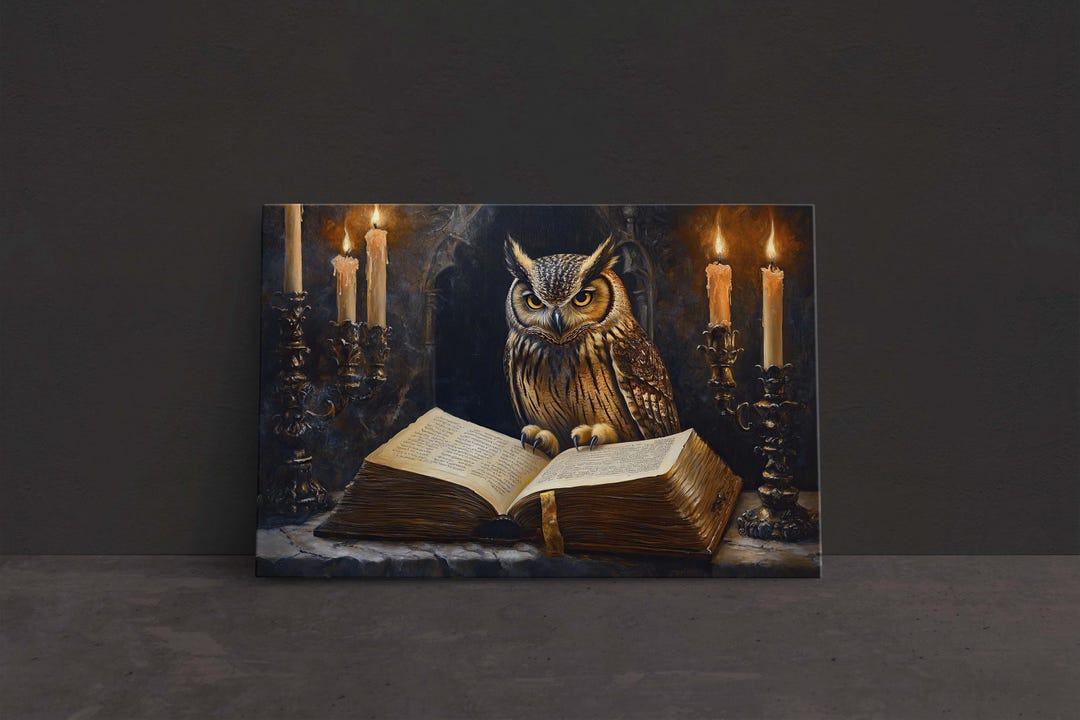 Owl Spells, Spell Book, Creepy Art, Gothic Halloween, Dark Academia ...