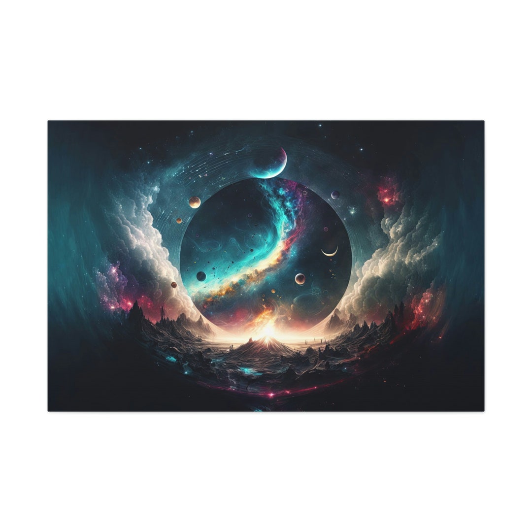 Inter Dimensional Space Art Canvas Art Ready to Hang - Etsy