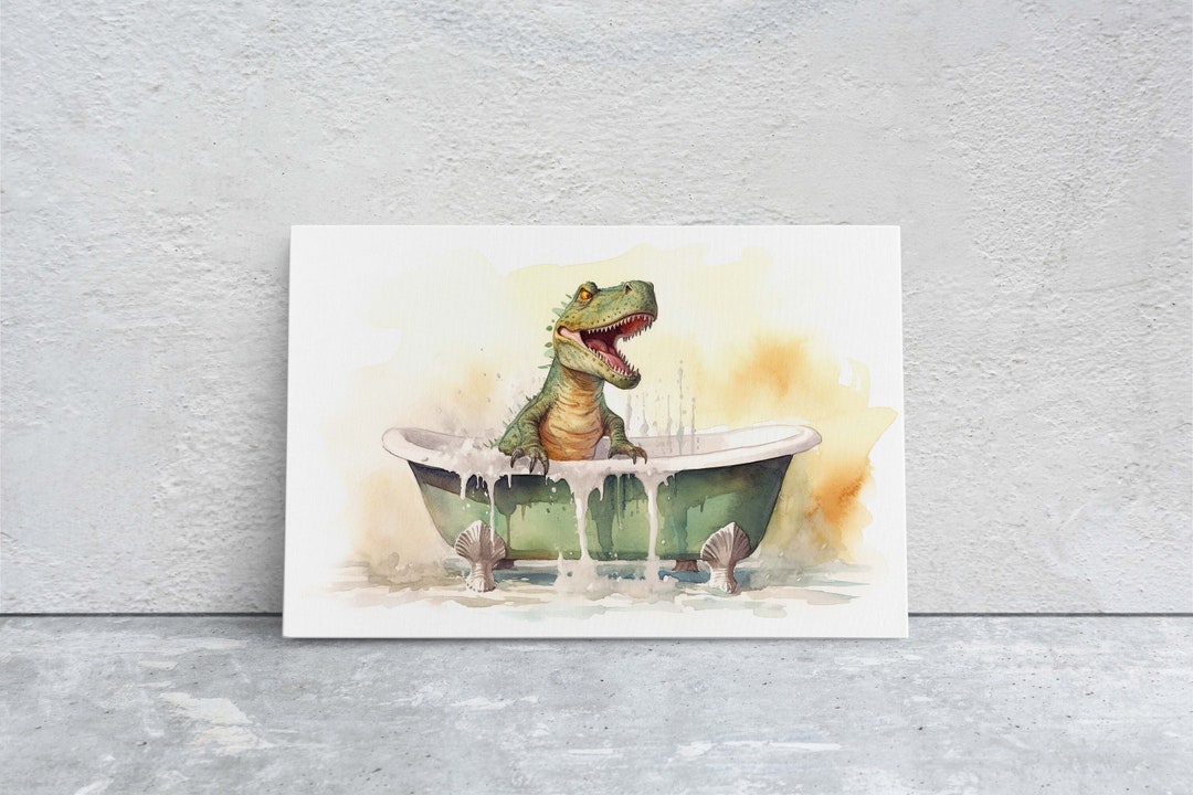 T-rex Bathtub, Tyrannosaurus Rex, Kids Bathroom, Bath Time Decor ...
