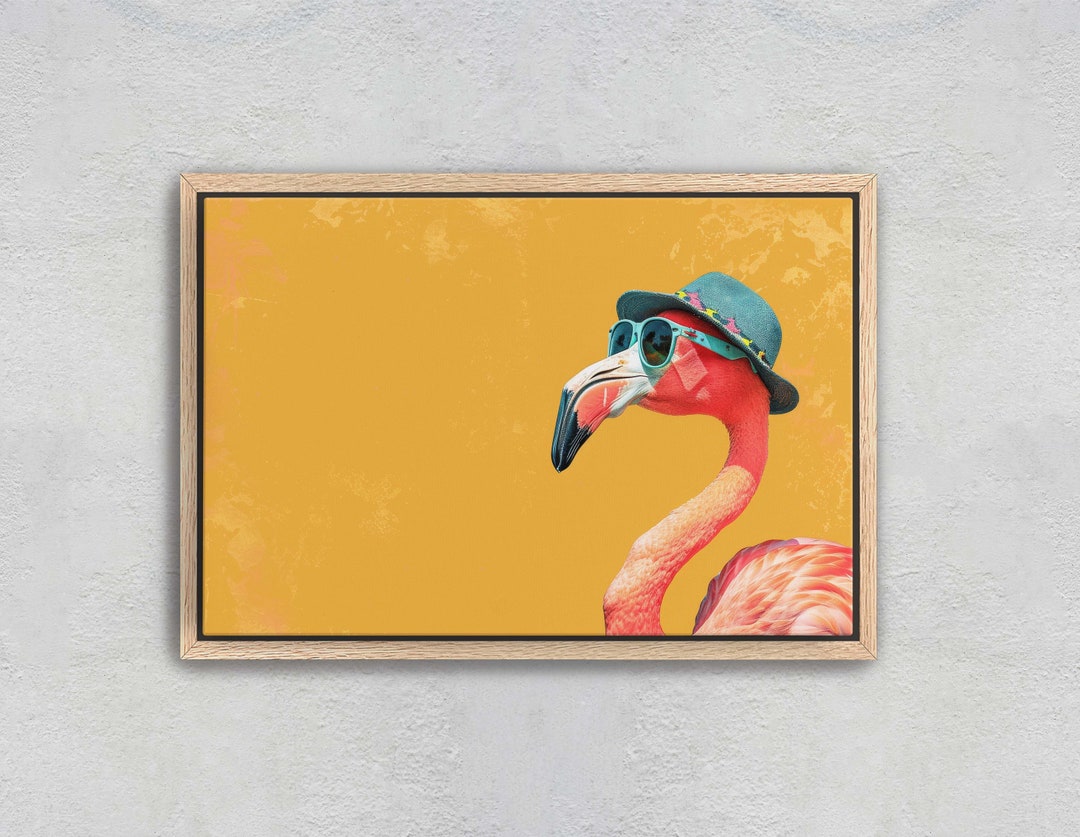 Hipster Flamingo, Pop Art, Street Art, Graffiti Painting, Animal ...