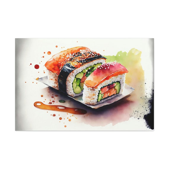 Sushi Art Painting