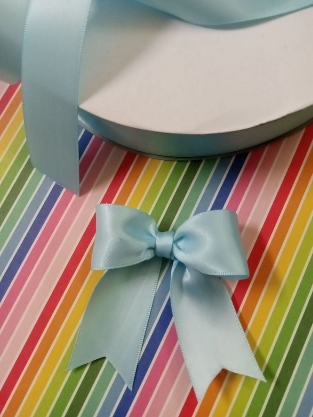 Light Blue Bows, Handmade Bows, Ribbon Bows, Its A Boy Bows, Party ...
