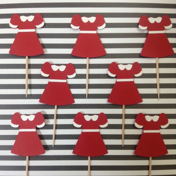 Dress Cupcake Topper - Etsy