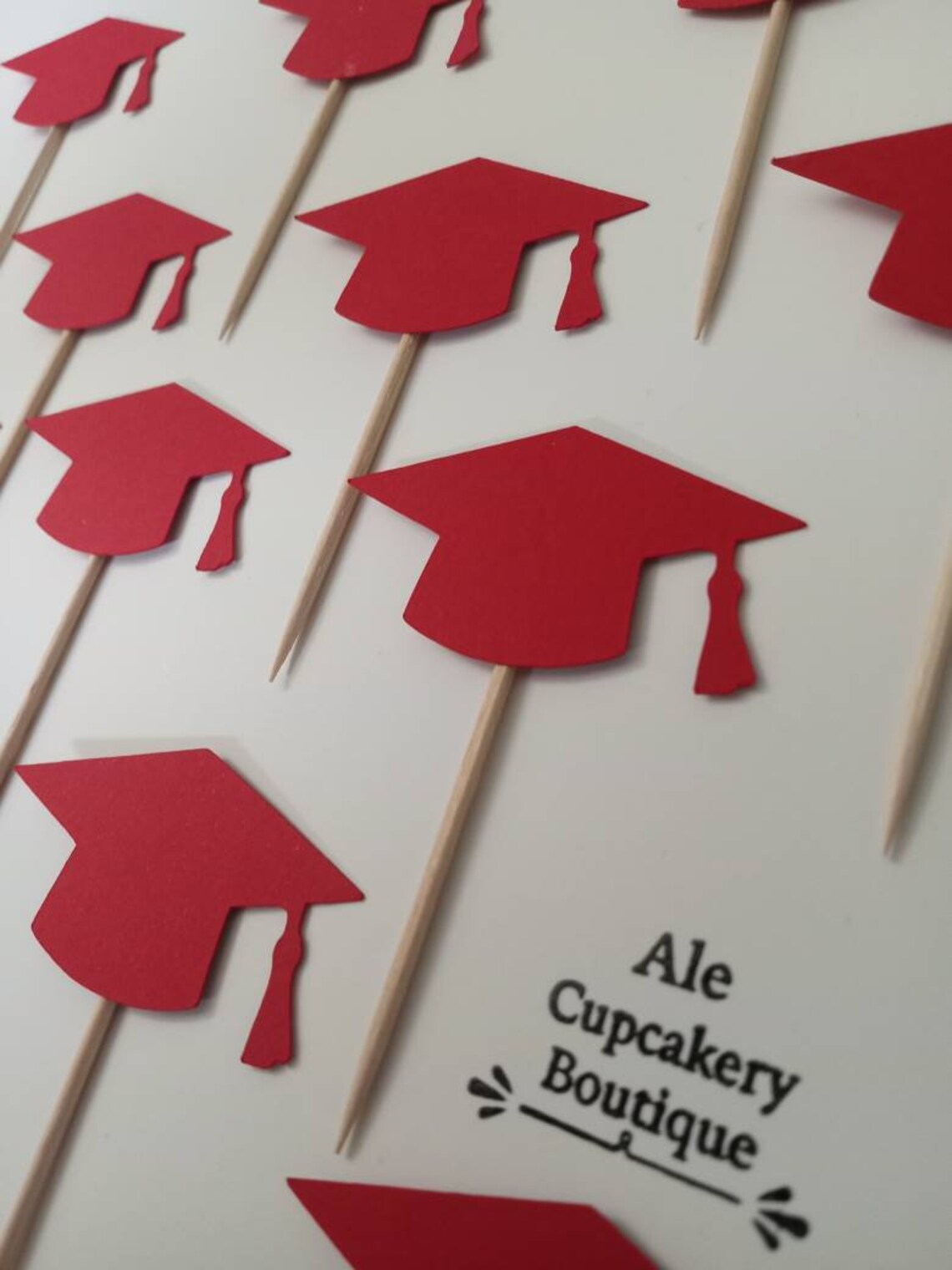 Graduation Cap Cupcake Toppers Graduation Hat Cupcake - Etsy