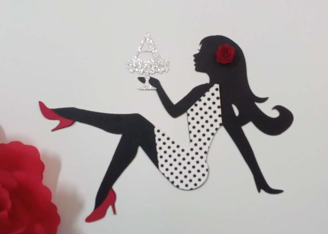 Sitting Lady Cake Topper Sitting Lady Silhouette Cake Topper - Etsy
