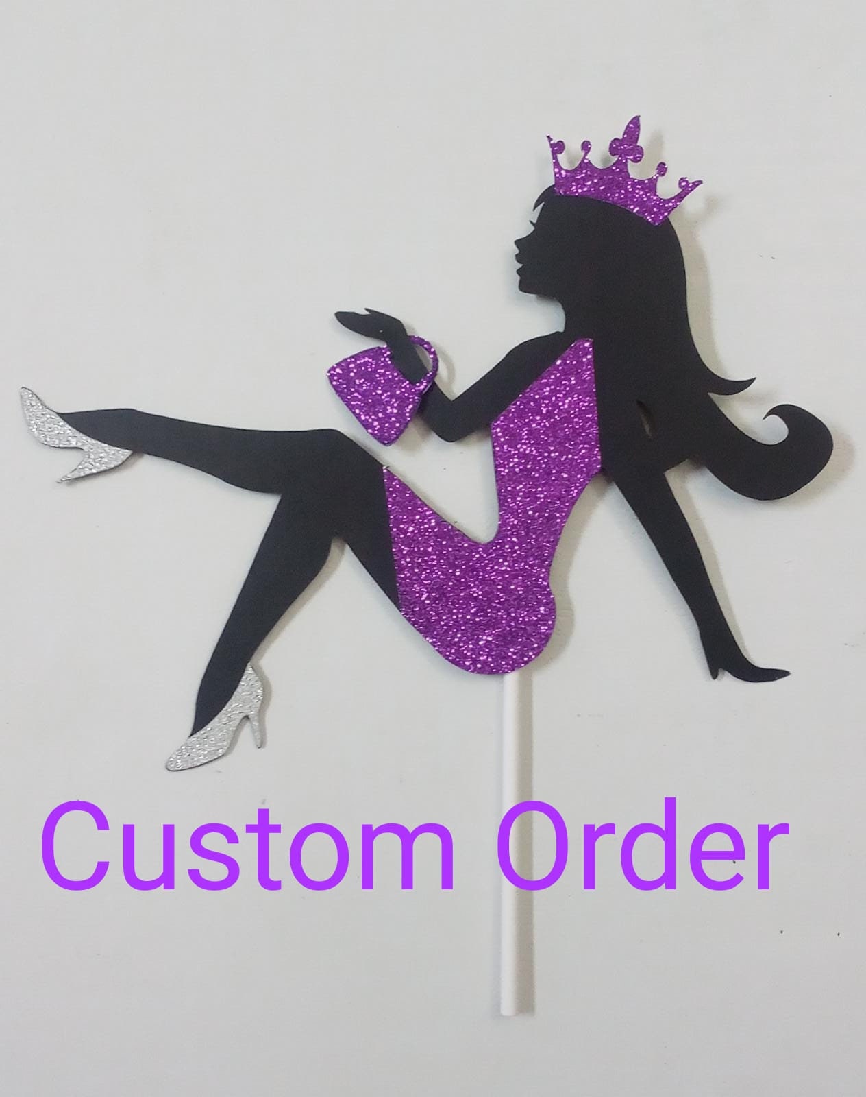 Sitting Lady Cake Topper Glamour Girl Cake Topper Diva Cake - Etsy