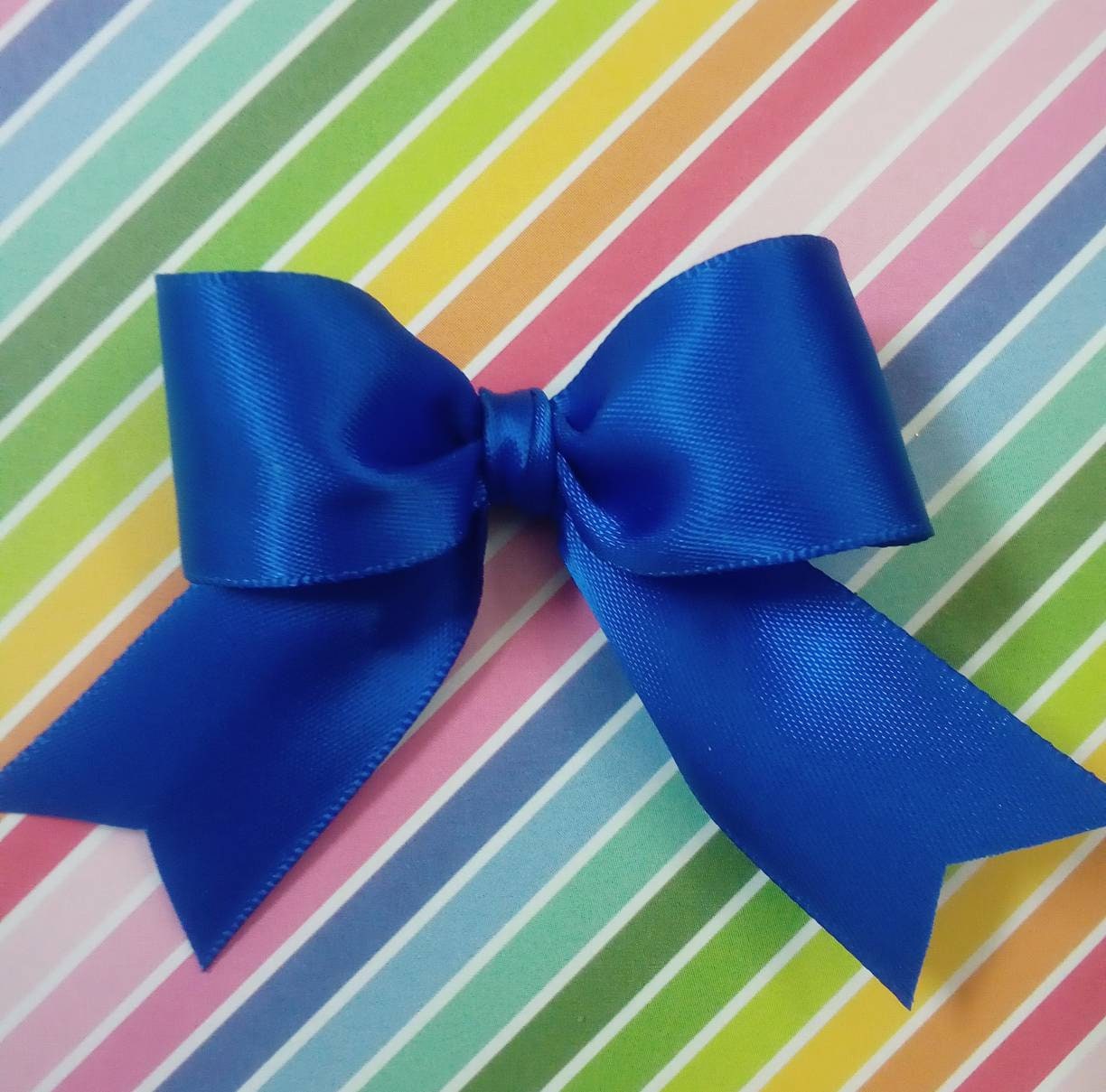 Royal Blue Satin Ribbon Royal Blue Bows Royal Blue Ribbon | Etsy