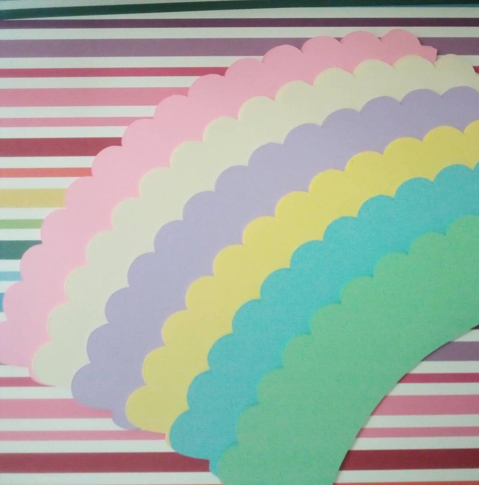 Pastel Color Cupcake Wrappers Cupcake Decor Cupcake - Etsy