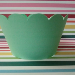 Pastel Color Cupcake Wrappers, Cupcake Decor, Cupcake Wrappers ...