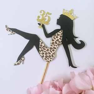 Sitting Girl Cake Topper,sitting Woman Cake Topper, Diva Cake Topper ...