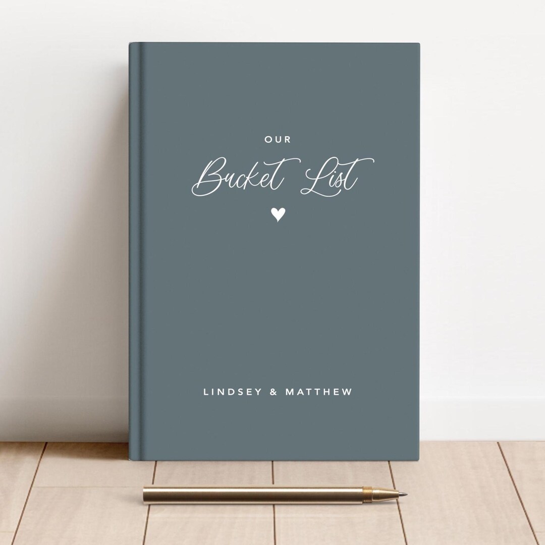 Our Bucket List Custom Journal - Bucket List Journal for Couples ...