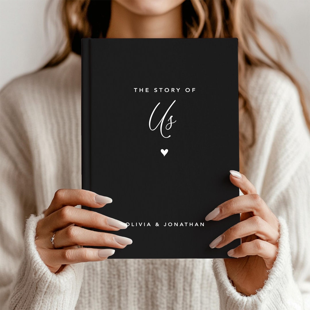 Custom Story of Us Notebook, Couples Memory Book, Anniversary Gift ...