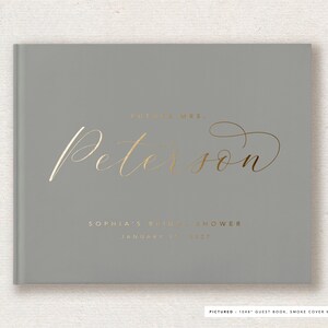 Bridal Shower Guest Book. Bridal Shower Memory Book. Letters - Etsy