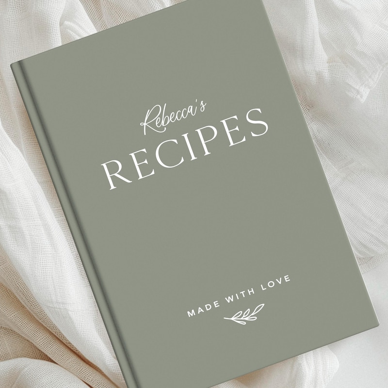 Custom Recipe Book - Etsy