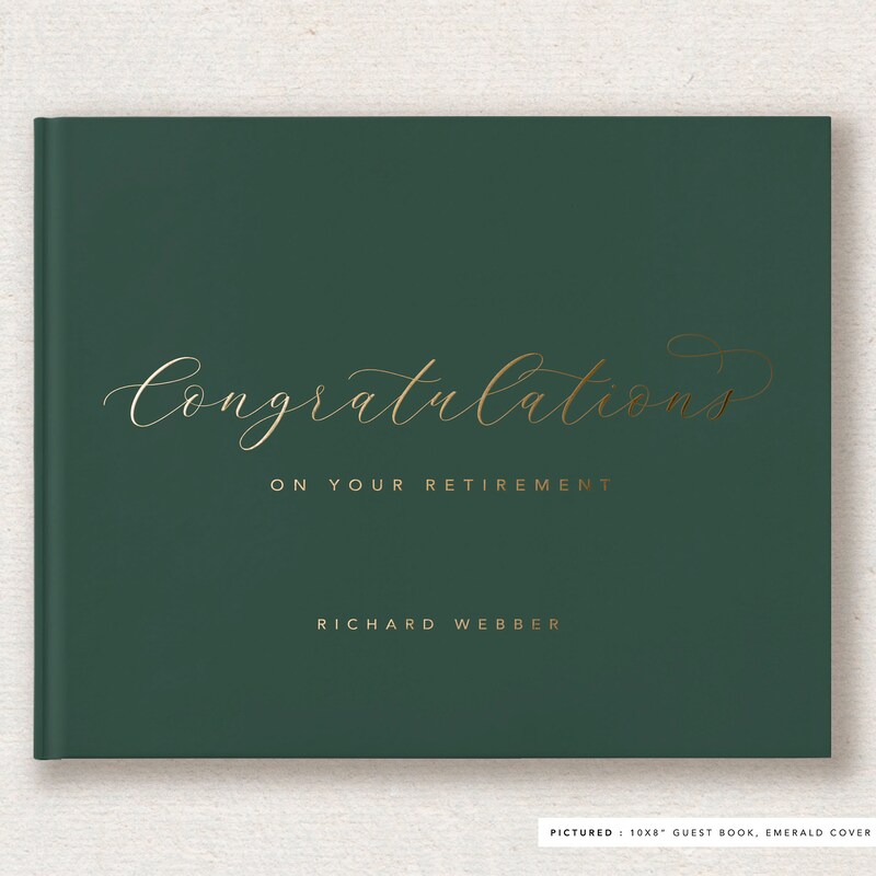 Retirement Book - Etsy