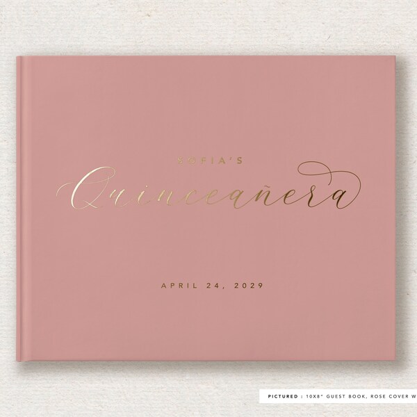 Xv Guest Book - Etsy