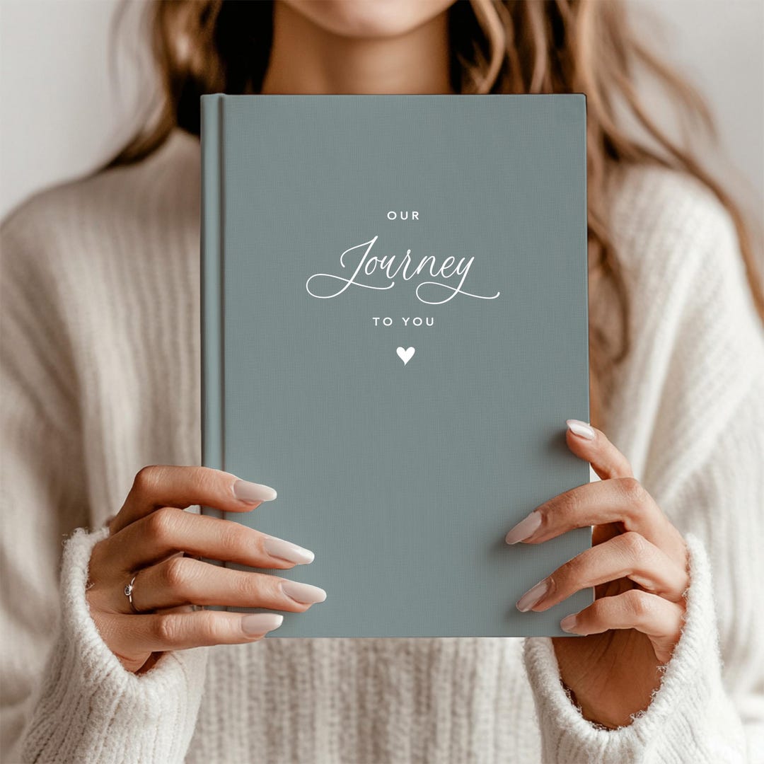 Our Journey to You Notebook - Letters to My Baby, Rainbow Baby Journal ...