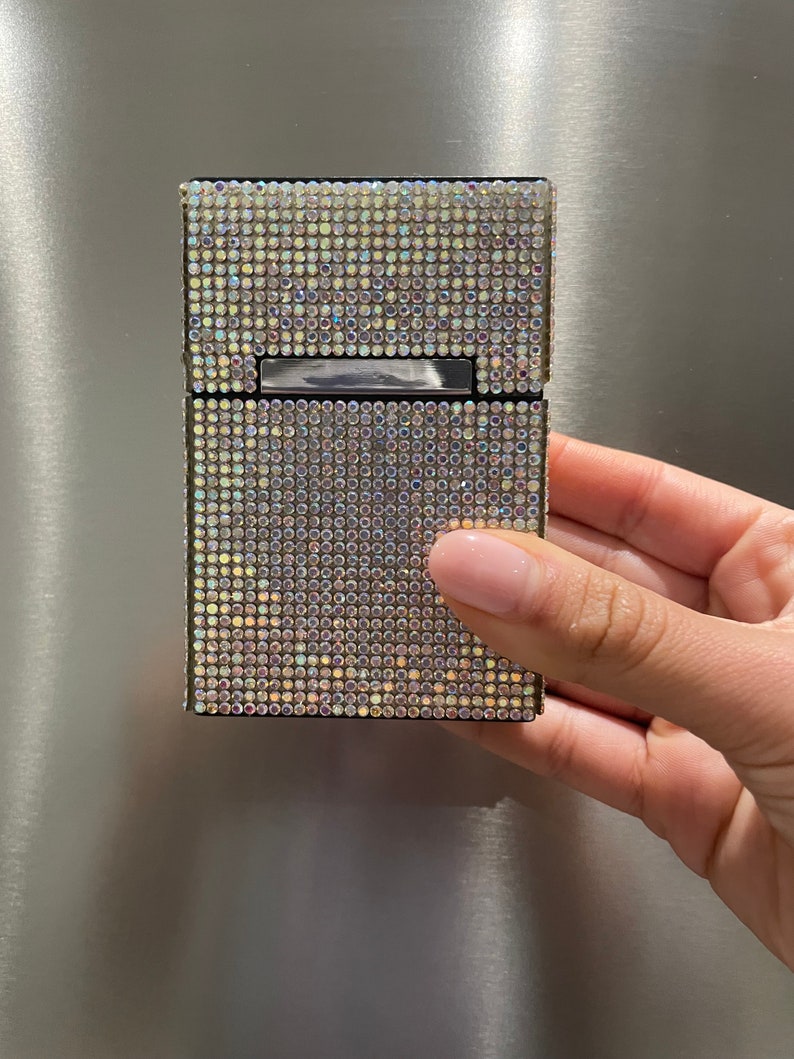Ice White .. Sparkle Cigarette Cases / Box Fag Boxes Cigarette Tins ...