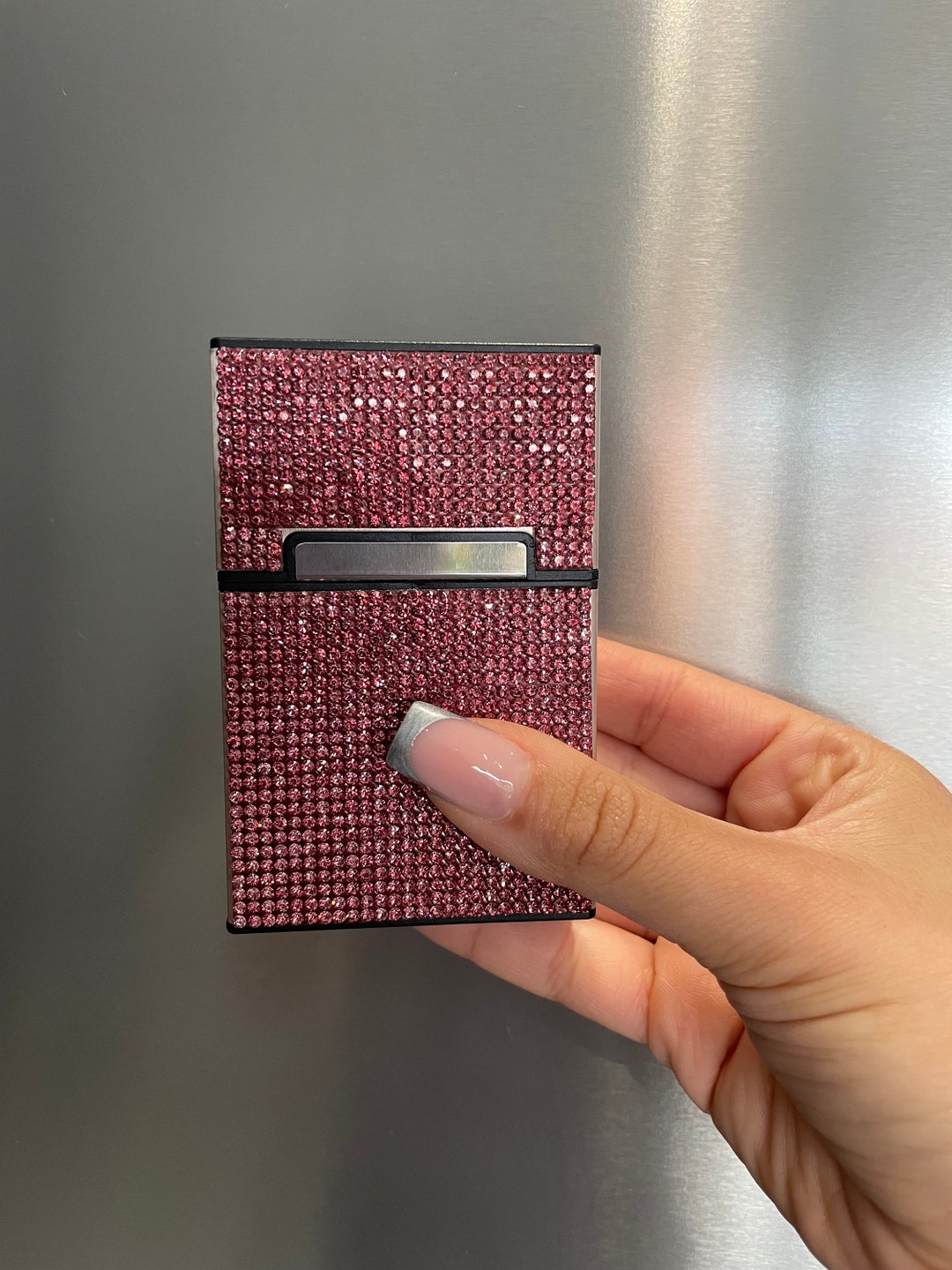 Rose Gold Cigarette Cases / Box Fag Boxes Cigarette Tins Cigarettes ...