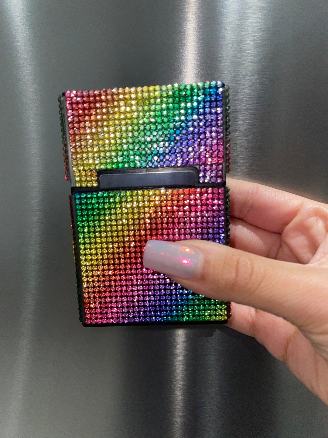 Sparkly Cigarette Cases / Box Fag Boxes Cigarette Tins Cigarettes ...