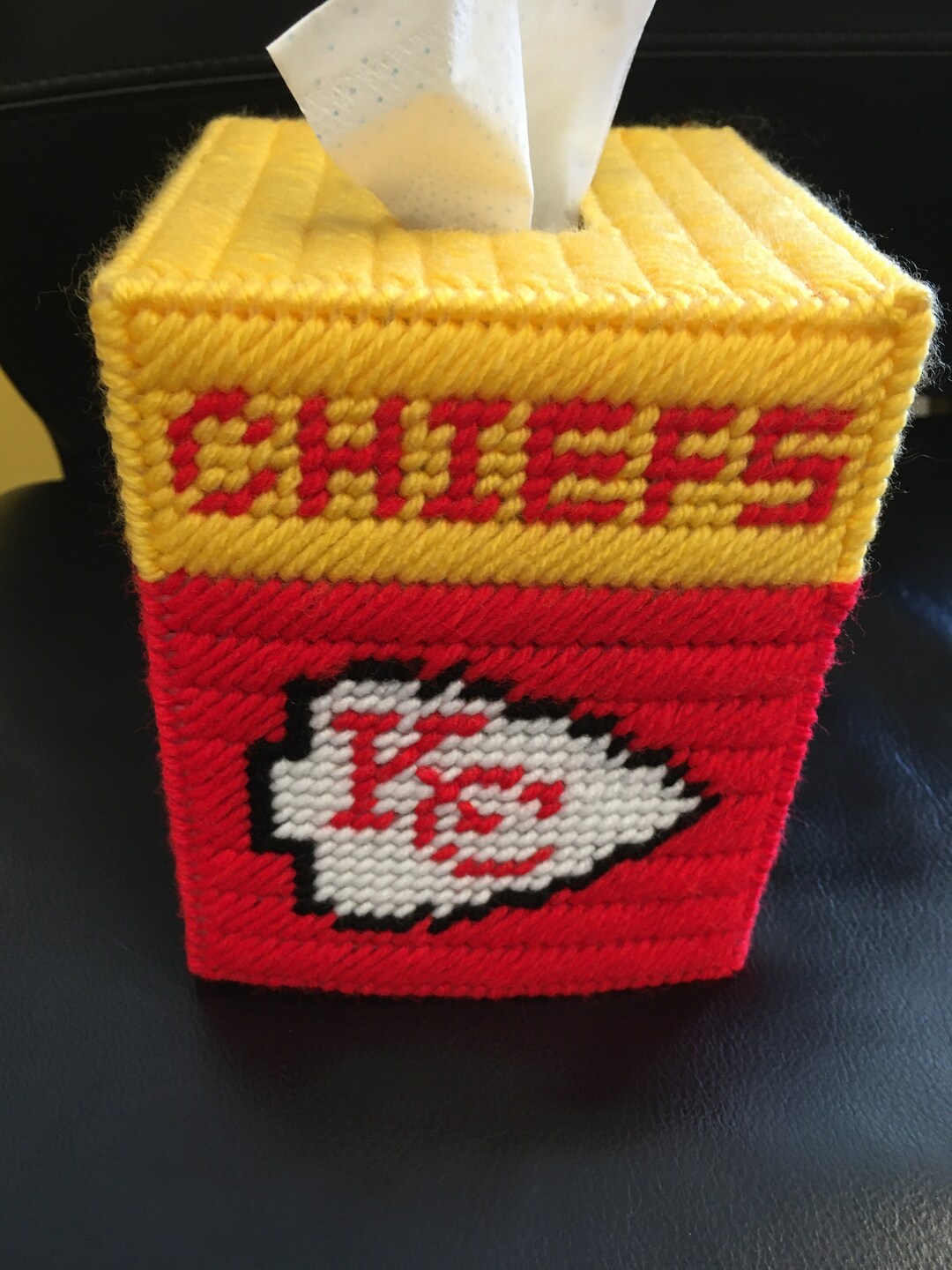 Football Team Tissue Box Cover - Etsy