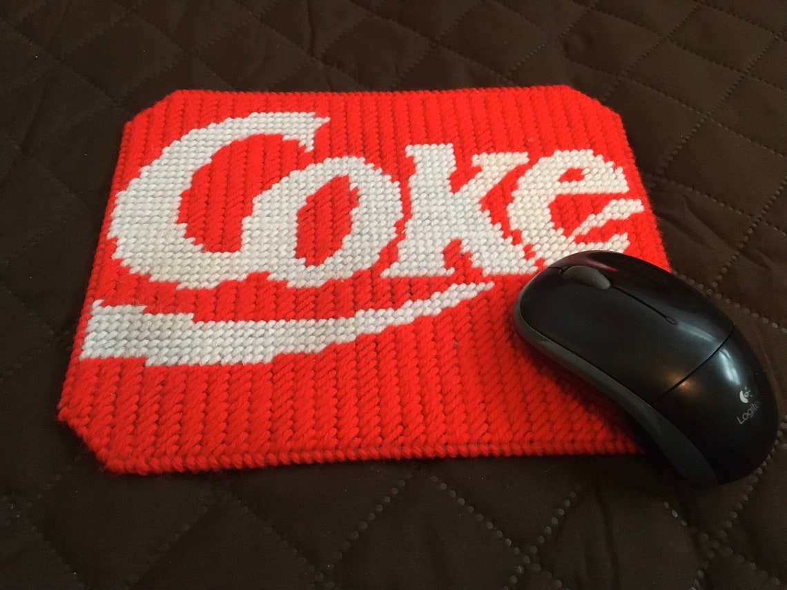 Handmade Coca Cola Mouse Pad - Etsy