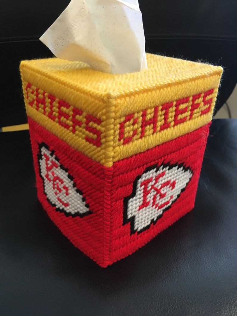Football Team Tissue Box Cover - Etsy