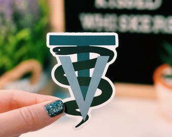 Vet Caduceus Sticker - Etsy