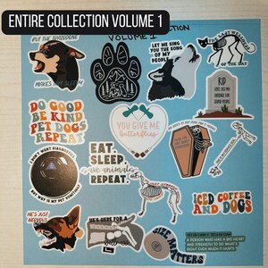 Hello Clarice Muzzled Dog Veterinary Technician Sticker - Etsy