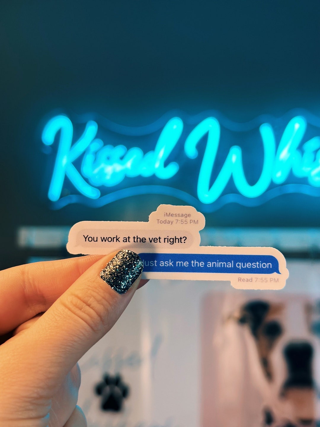 Funny Vet Sticker | Ask Me the Animal Question | Veterinary Humor ...