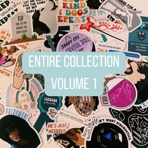 Quote Veterinary Sticker Pack 1 Gifts for Vet Tech Week - Etsy