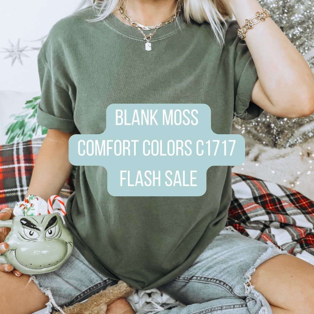 BLANK MOSS Comfort Colors® Blank Shirt, Comfort Colors Tee, Blank T ...