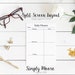 Six Square Planner Daily Planner Printable Planner Digital Download - Etsy