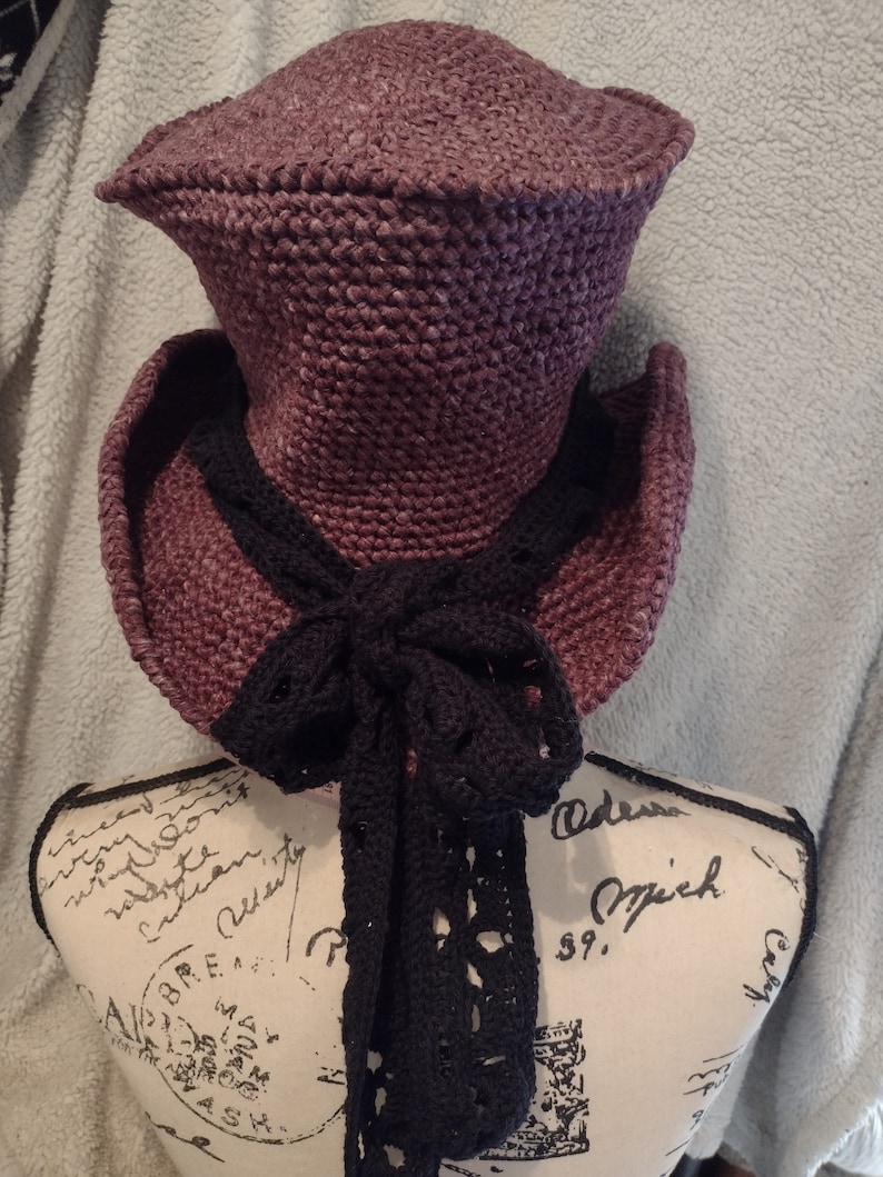 Stempunk Timeless Top Hat Crochet Pattern - Etsy