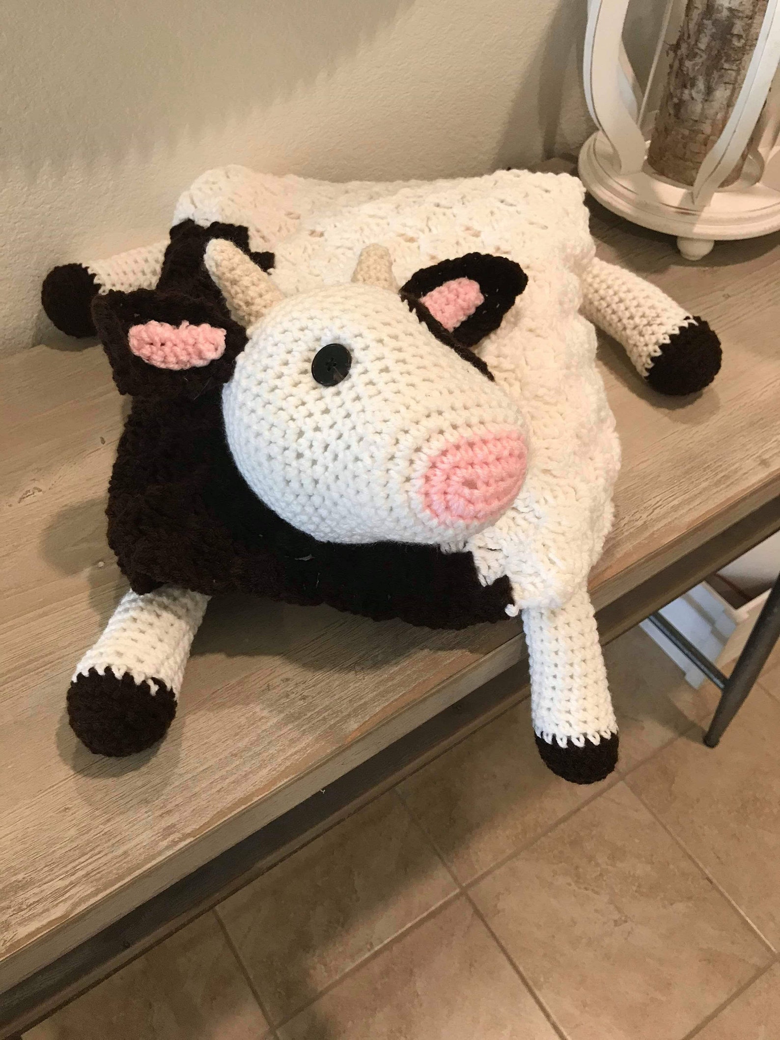 Cow Baby Blanket Crochet Pattern - Etsy